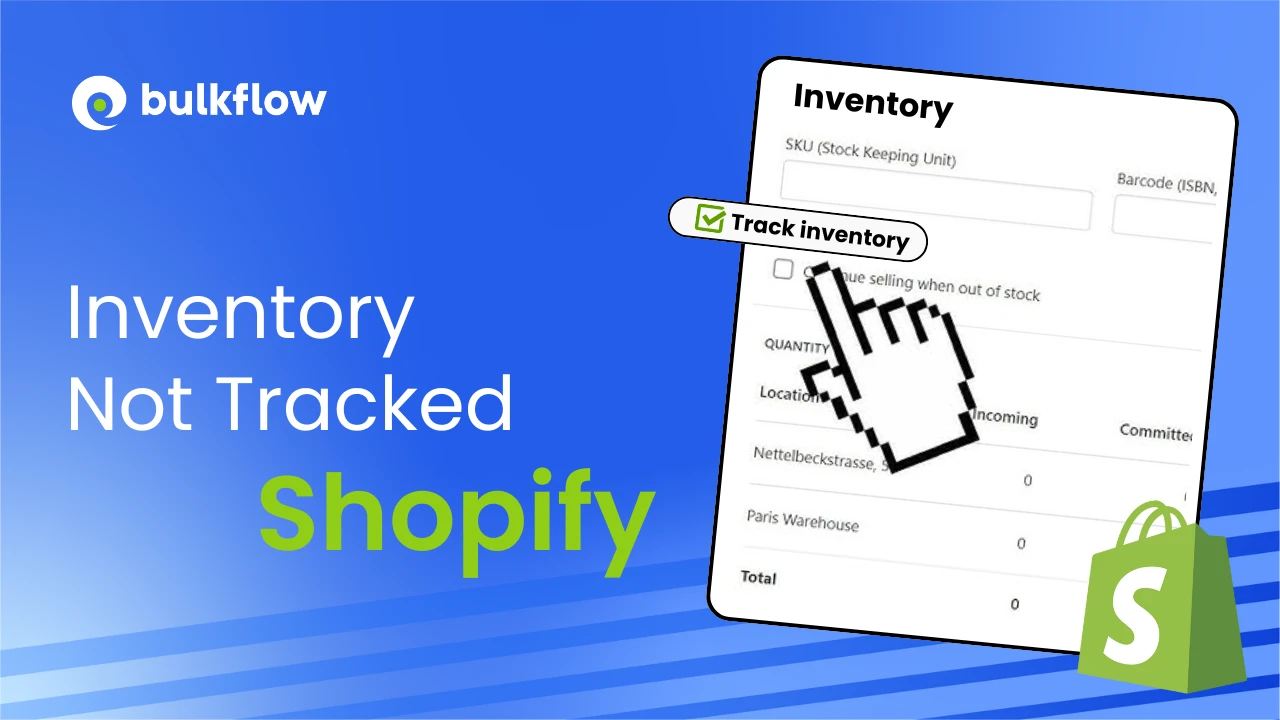 Inventory Not Tracked Shopify? Quick Fix & Settings Guide